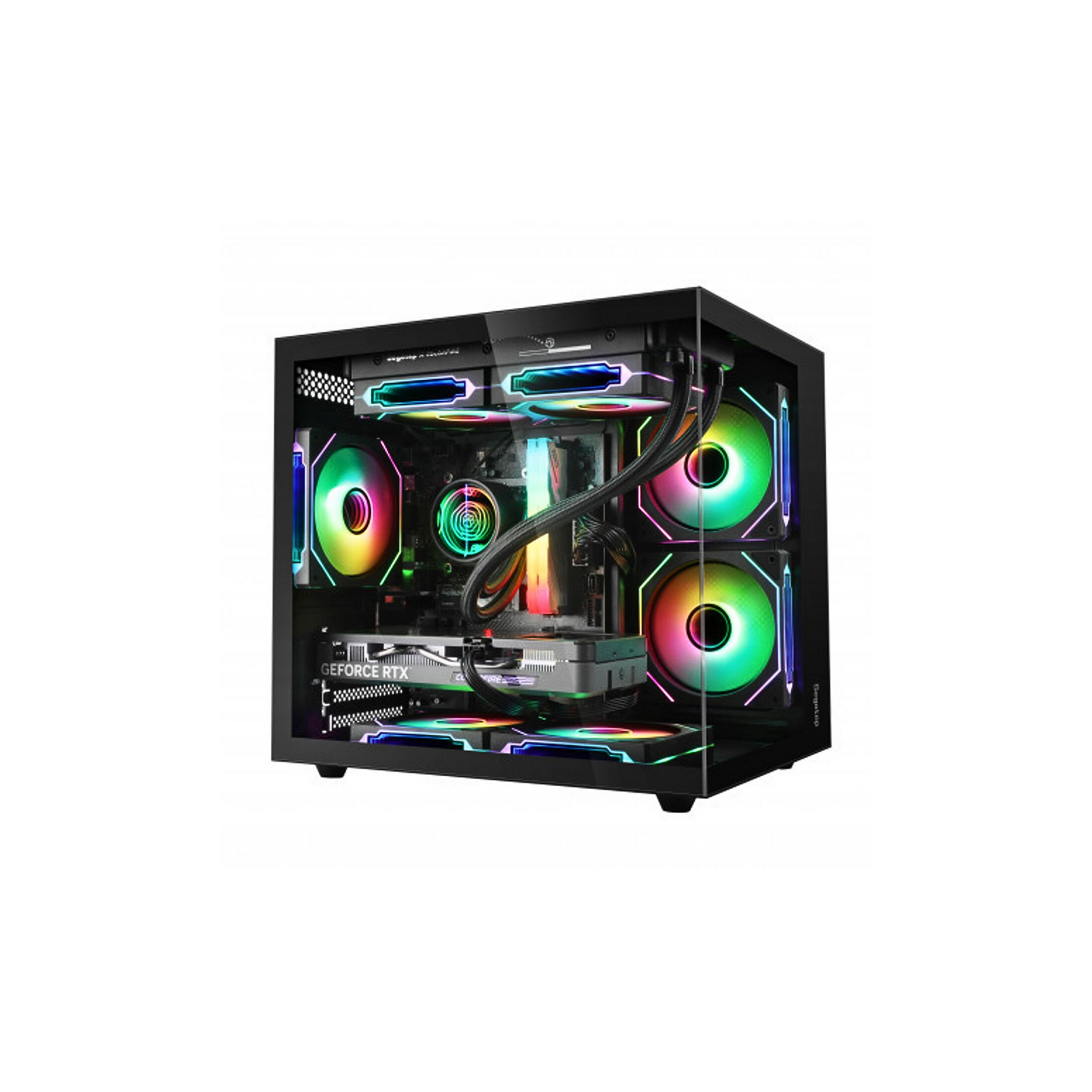 Segotep Brave W1 Mid-Tower MATX PC Chassis - Black