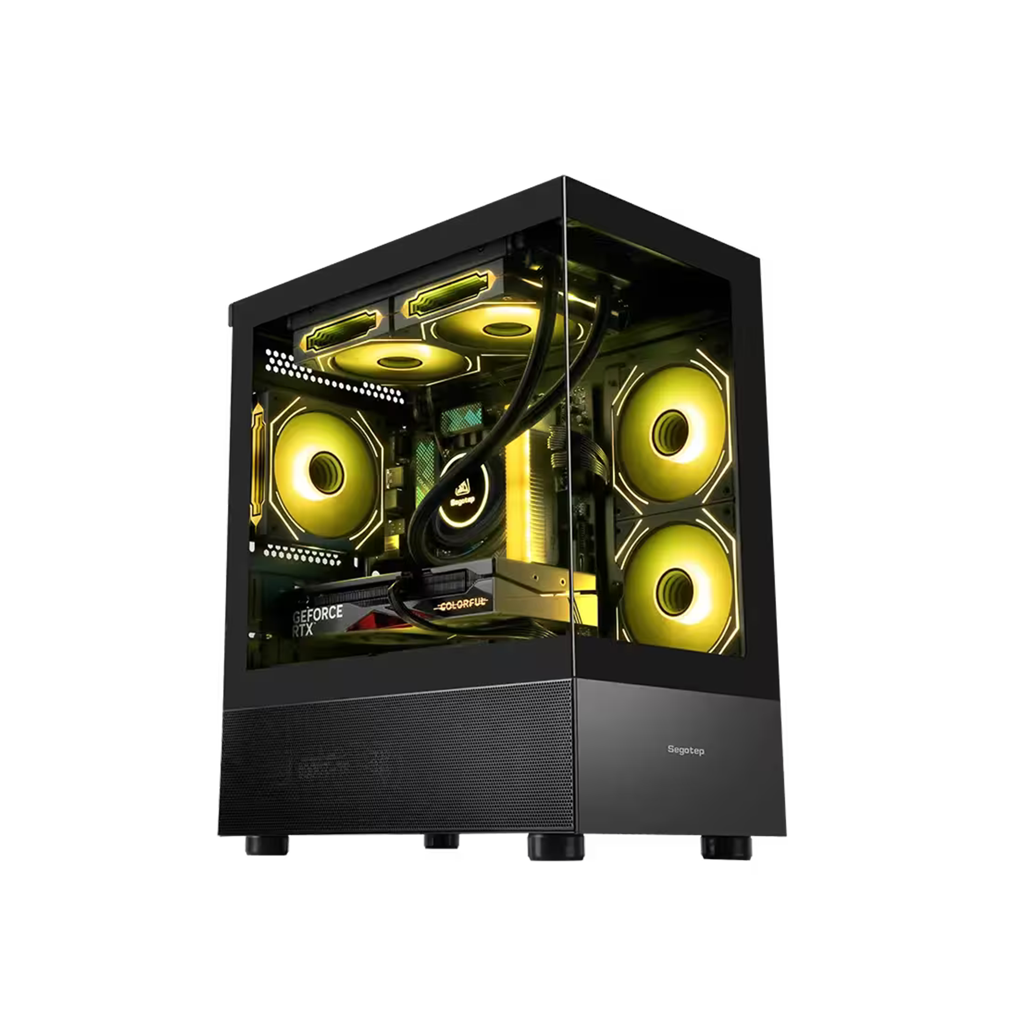 Segotep Enduria 240s Mid-Tower MATX PC Chassis - Black