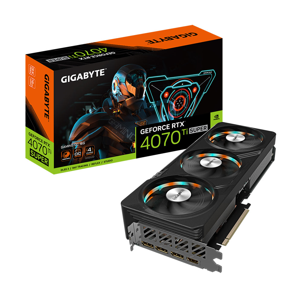 GIGABYTE GeForce RTX 4070 Ti SUPER Gaming OC 16G 16GB GDDR6X Graphic C