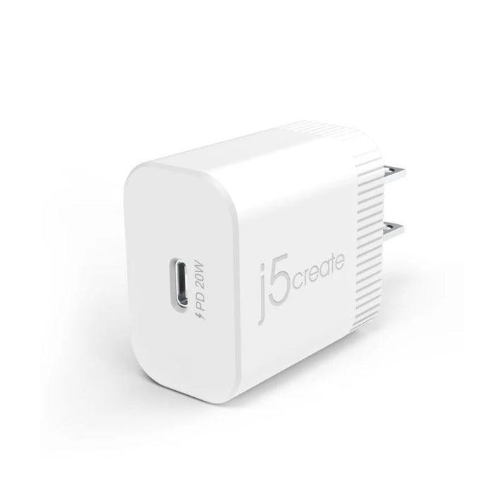 J5 Create JUP1420F 20W 2 Port PD Type C Wall Charger - White