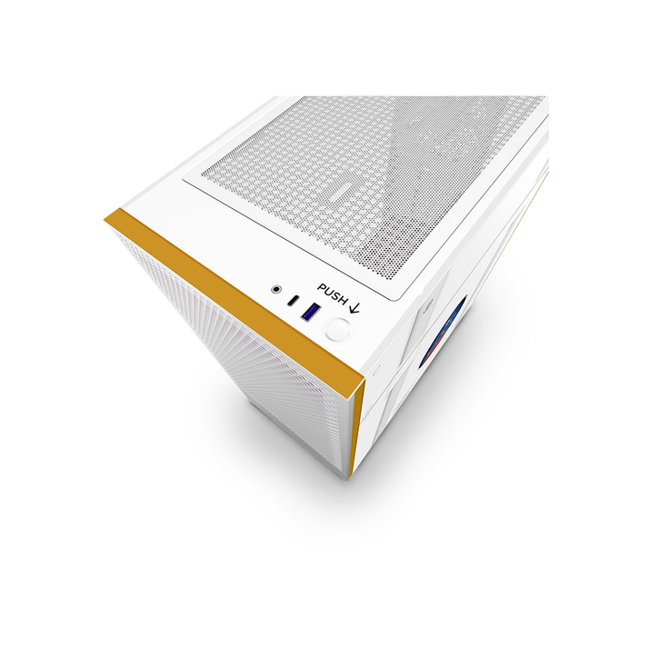 NZXT H5 Flow Starfield Mid-Tower ATX PC Chassis - White