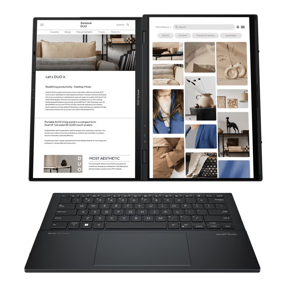 ASUS Zenbook Duo Productivity Laptop [UX8406M-APZ032WS]