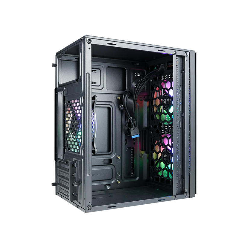 Slevcase Insight Micro-ATX PC Chassis - Black