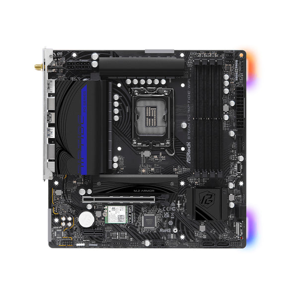 ASRock B760M PG Riptide WiFi LGA1700 Micro-ATX Motherboard