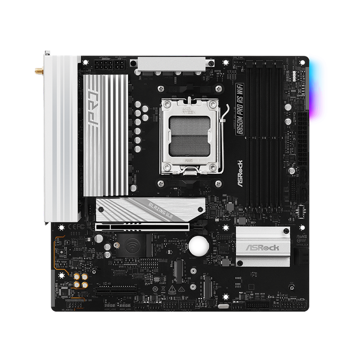 ASRock B850M Pro RS WiFi AM5 Micro-ATX Motherboard