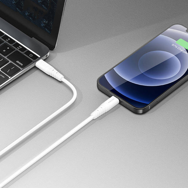 RECCI Elegent RTC-P09CC Type-C to Type-C 1M Charging Cable - White