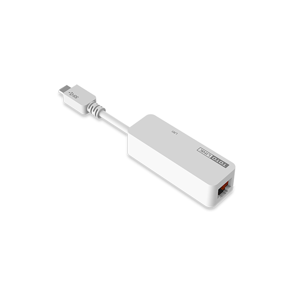 TOTOLINK U1000C Type C With 1 Port RJ45 Gigabit Ethernet Adapter & Con