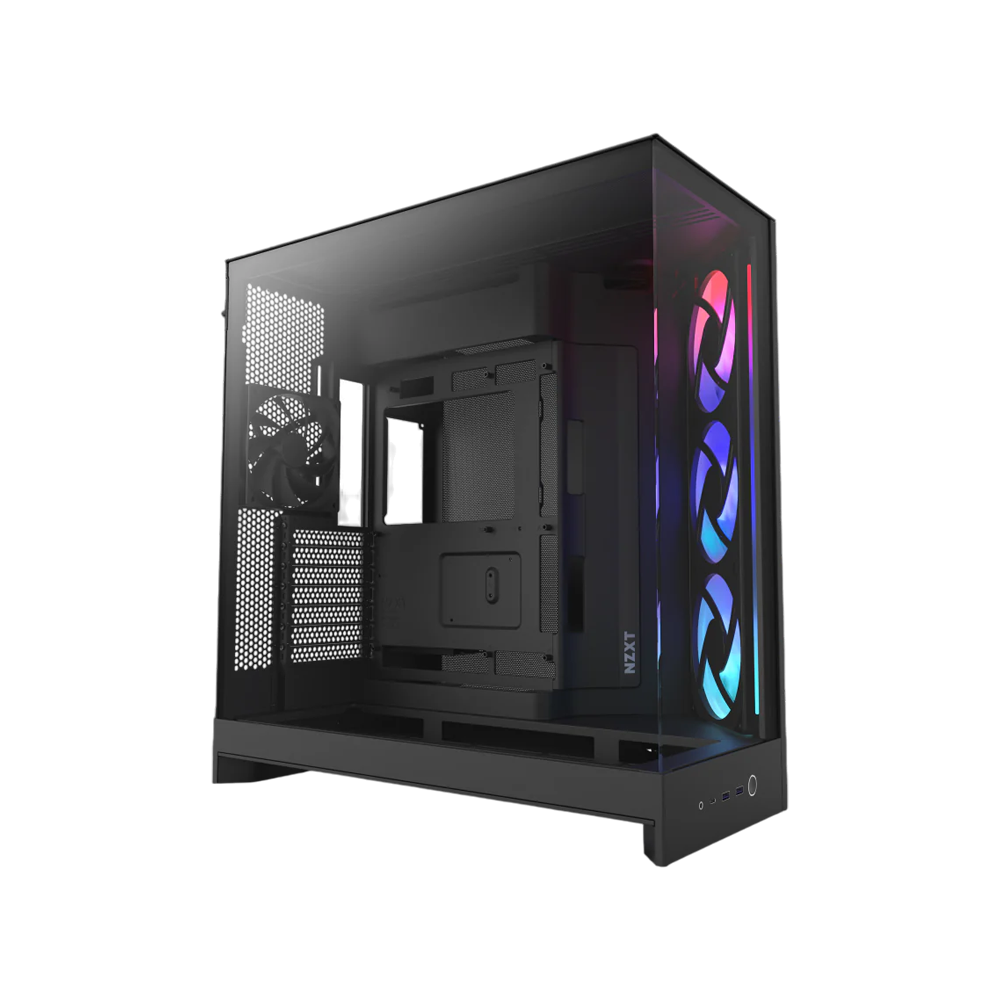 NZXT H9 Flow RGB ATX Desktop Chassis [Black/White]