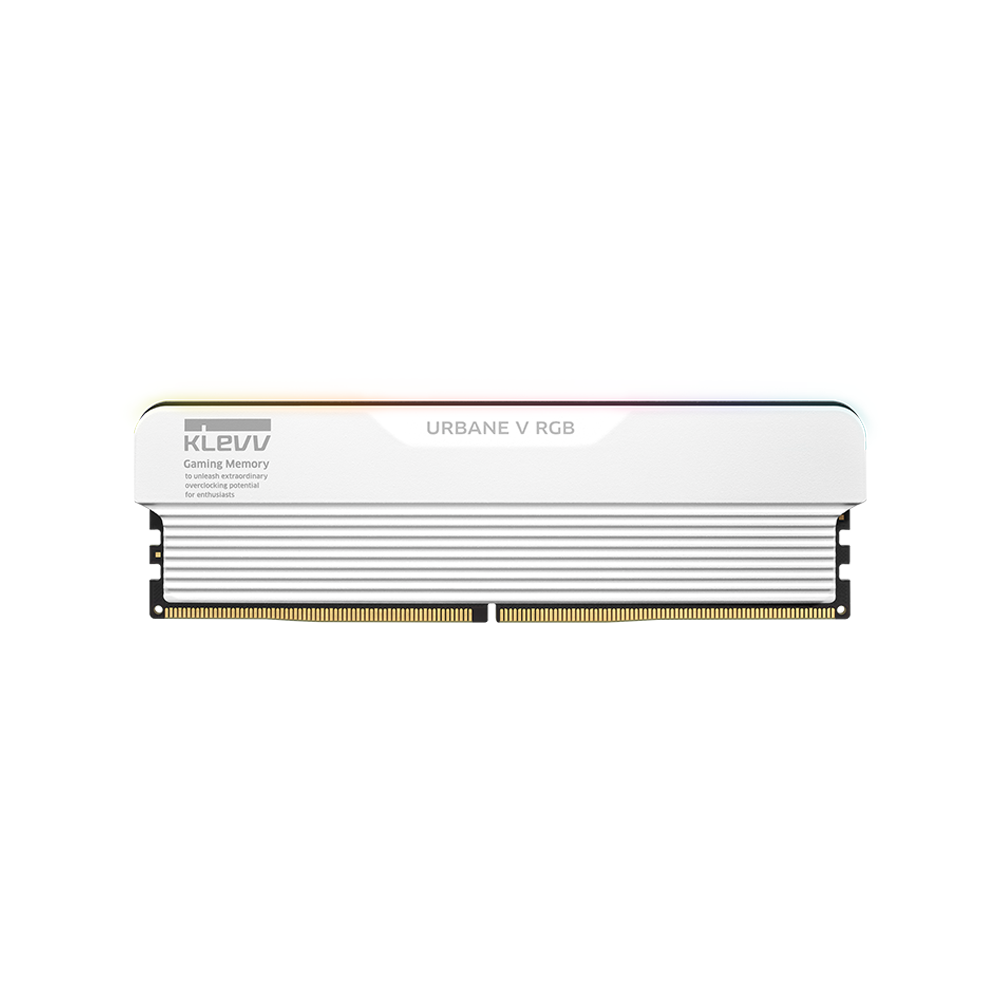 Klevv URBANE V RGB 32GB [2x16GB] 6400mHz DDR5 Desktop Memory - White