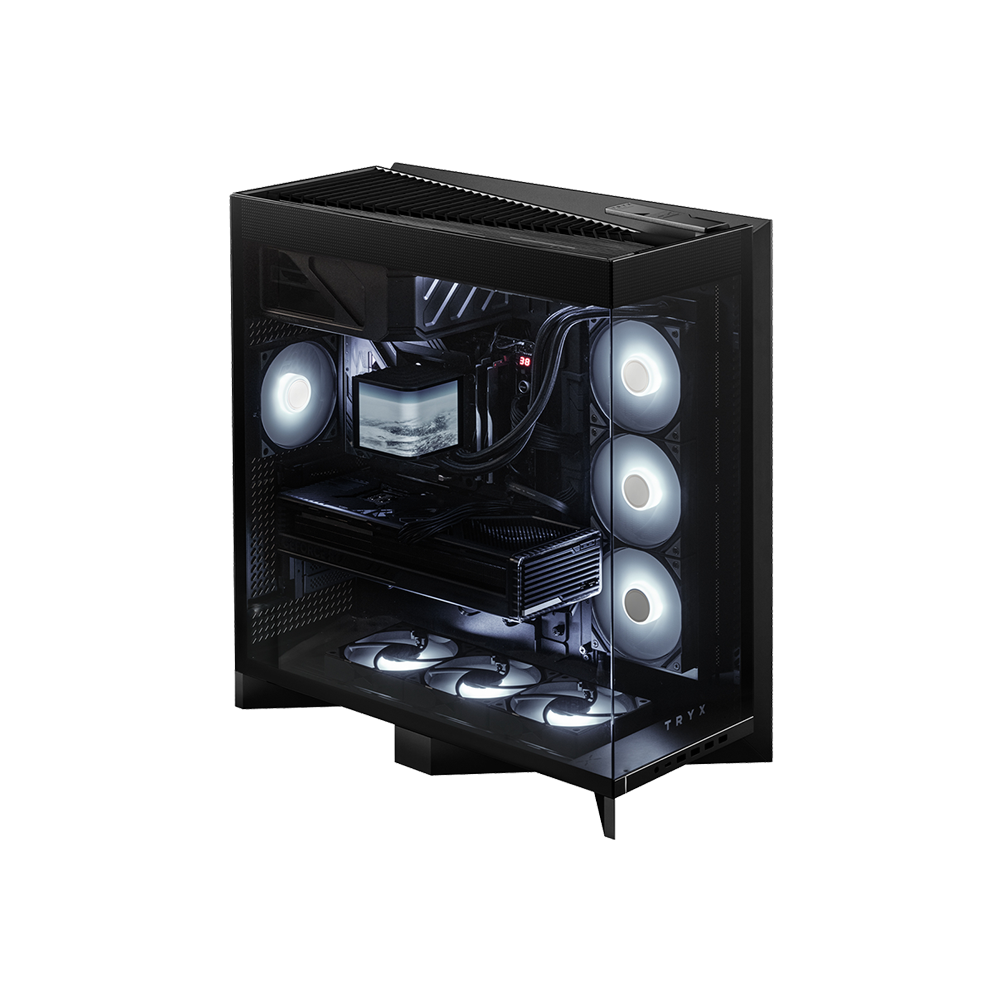 TRYX LUCA L70 Black E-ATX Desktop Chassis [Black/White]