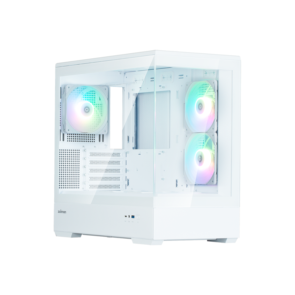 Zalman P30 V2 Micro-ATX Desktop Chassis [Black/White/Black&White]