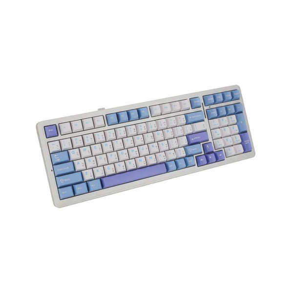 AULA F99 Reaper Switch Gasket Mechanical Keyboard [White/White Purple]